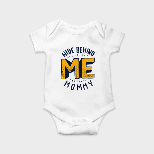 Unisex Hide Behind Me Mommy Baby Onesie – Wayne Anthony